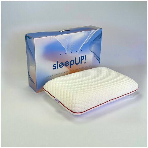 Анатомическая подушка SleepUp Soft M с эффектом памяти для сна