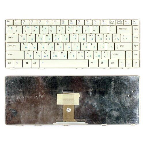 Клавиатура для ноутбука Asus F80 F80S F80CR F80Q F80L белая