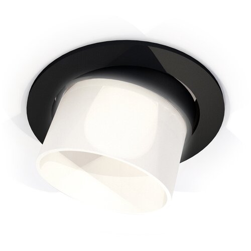 Встраиваемый поворотный светильник XC7652085 SBK/FR черный песок/белый матовый MR16 GU5.3 (C7652, N7170)