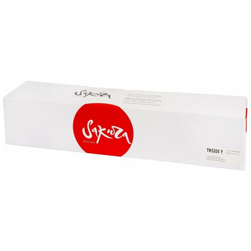 Картридж Sakura SATK5205Y (Kyocera TK-5205Y - 1T02R5ANL0) 12000 стр, желтый