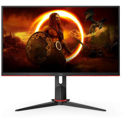 27" Монитор AOC Q27G2U, 2560x1440, 144 Гц, *VA, черный/красный