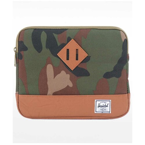 Чехол водоотталкивающий кожа Herschel Heritage iPad Woodland