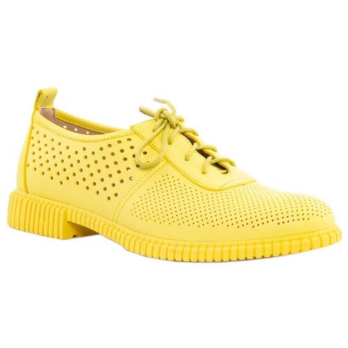 Ботинки  оксфорды  Milana, размер 40, желтый