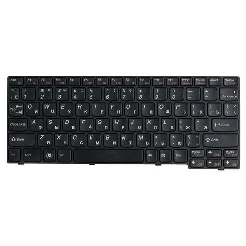 Клавиатура для Lenovo IdeaPad S10-3, S10-3T, S100, E10-30 (MP-09J63SU-6861, 25010987, черная)