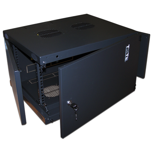 Шкаф коммутационный Lanmaster Next 6U (550x450), Black