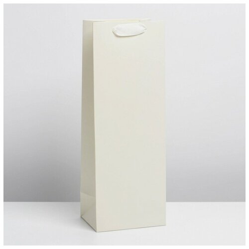 Пакет под бутылку «Молочный», 13 x 35 x 10 см