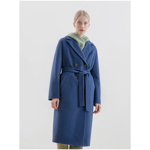 Пальто  Pompa, размер 42, синий