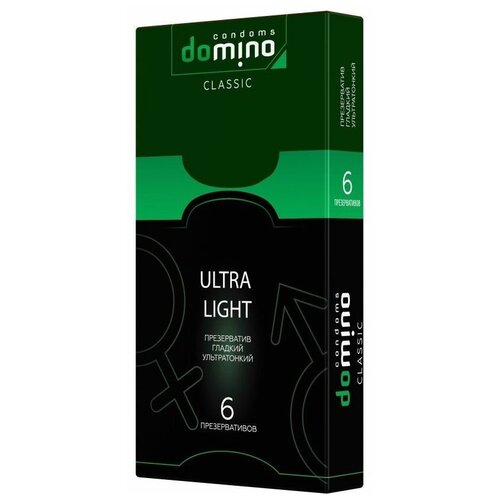 Супертонкие презервативы DOMINO Classic Ultra Light - 6 шт.