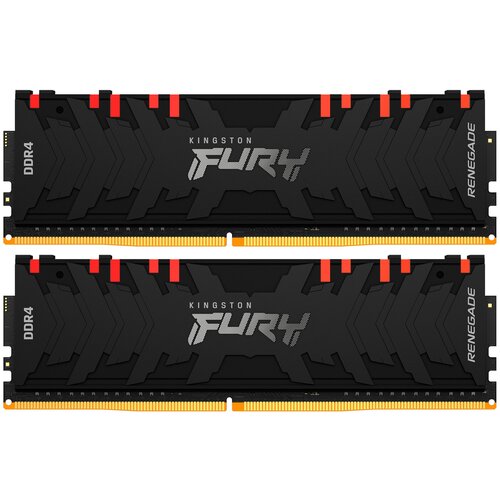 Оперативная память DIMM 16 Гб DDR4 3600 МГц Kingston Fury Renegade RGB (KF436C16RBAK2/16) PC4-28800 2x8 Гб