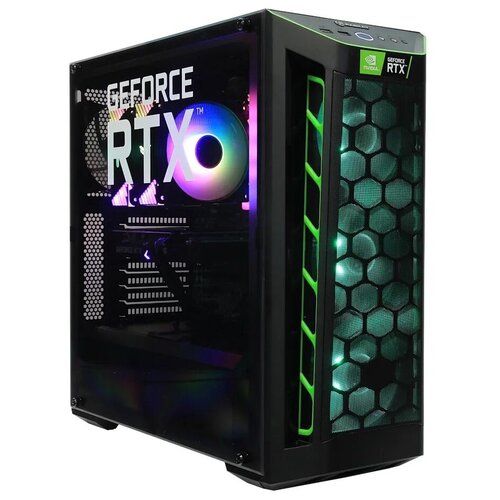 Игровой компьютер Raskat Strike 520 Midi-Tower, Intel Core i5-11600KF, 16 ГБ RAM, 1 ТБ SSD, NVIDIA GeForce RTX 3070, ОС не установлена, черный