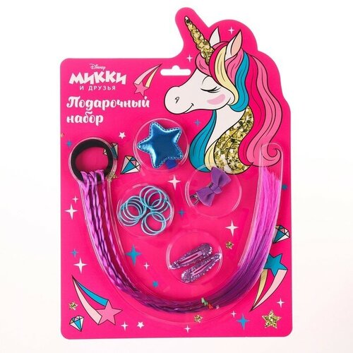 Disney Подарочный набор аксессуаров для волос "Мышонок", Минни и Единорог
