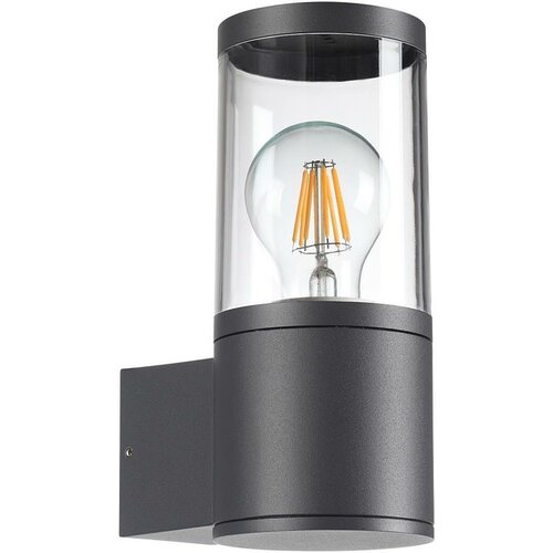 Уличный настенный светильник Novotech Vido 370951, E27, 15Вт, кол-во ламп:1шт, Серый