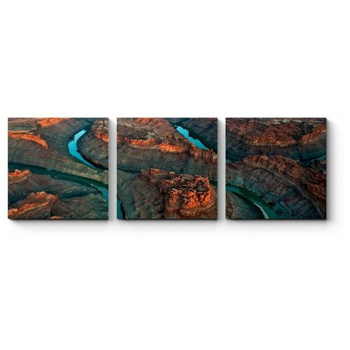 Модульная картина Национальный парк Каньонлендс120x40