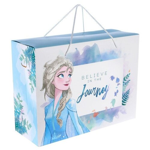 Disney Пакет-коробка, "Journey", Холодное сердце, 40х30х15 см