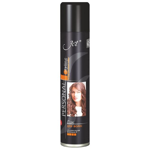 Jet Лак для укладки волос Personal Styling Объем и Стойкость, ультрасильная фиксация, 190 г, 190 мл