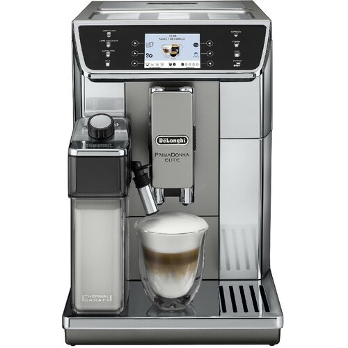 Кофемашина  De'Longhi PrimaDonna Elite ECAM 650.55.MS, металл/черный