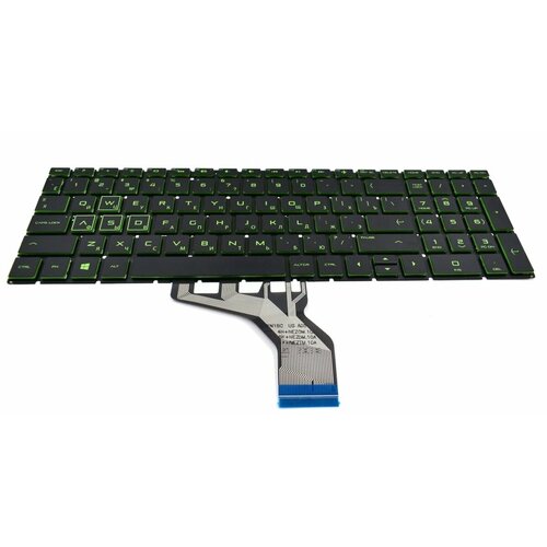 Клавиатура для HP Pavilion Gaming 15-dk1078ur ноутбука с подсветкой