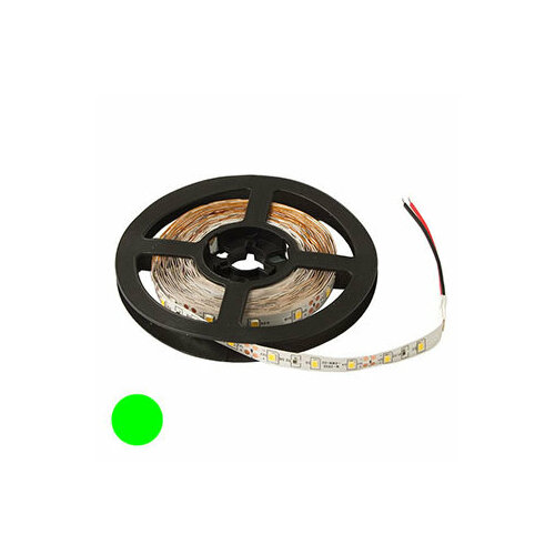 Светодиодная лента 2835 300LED IP33 12V GREEN / Длина 5 м.