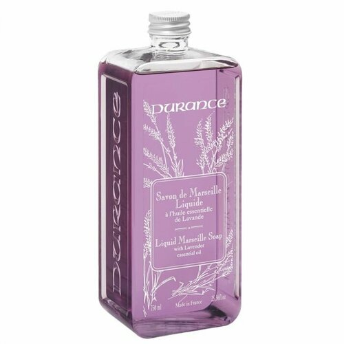 Durance / Жидкое мыло с экстрактом Лаванды 750мл. Liquid Marseille Soap with Lavender essential oil