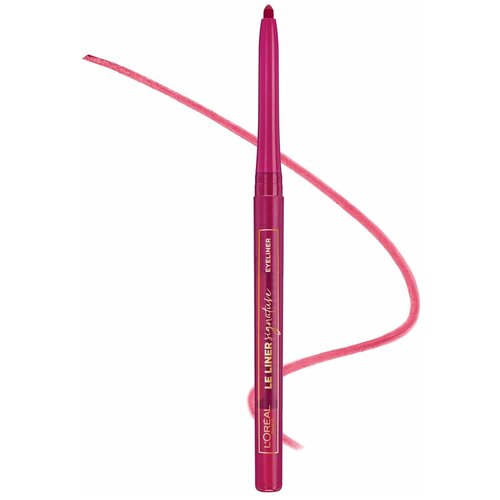 L'Oreal Paris Автоматический карандаш для глаз Le Liner Signature, оттенок 10 розовый латекс