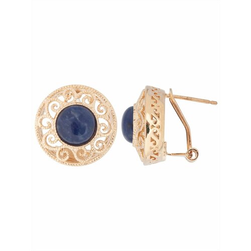 Серьги Lotus Jewelry, содалит, синий