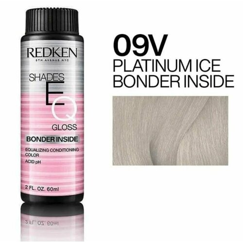 Redken Shades EQ Bonder Inside 09V Platinum Ice - Краска-блеск без аммиака с бондером 60 мл