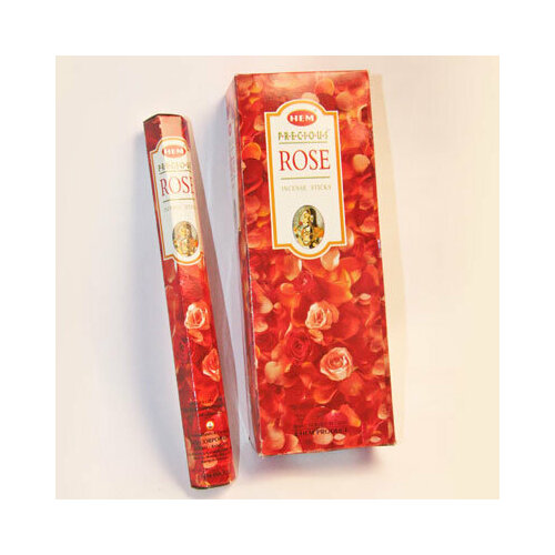 Hem Incense Sticks PRECIOUS ROSE (Благовония драгоценная роза, Хем), уп. 20 палочек.