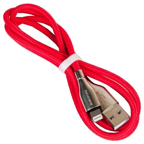 Кабель USB BOROFONE BX45 для Lightning, 2.4А, длина 1 м, красный