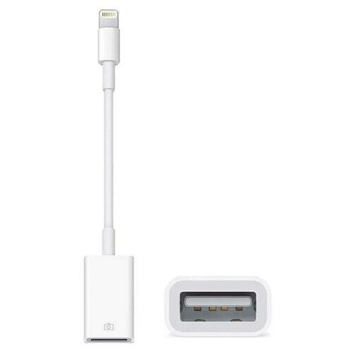 Переходник Lightning - USB-A, OTG для iPhone, для iPad, Usb Lightning, флешка, адаптер, кабель-переходник