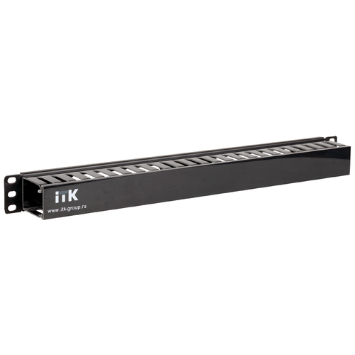 Органайзер для кабеля ITK CO05-1PC черный 1 шт.
