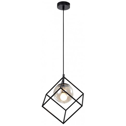 Подвесной светильник Rivoli Moon 5145-201 потолочный на кухню, в детскую комнату, в спальню, в коридор, в прихожую / Люстра подвесная лофт, E14, 40 Вт