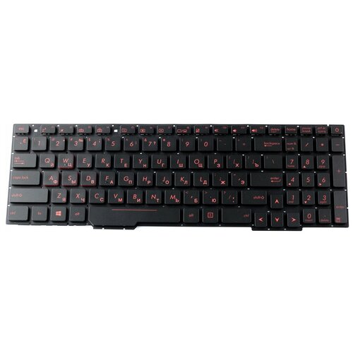 Клавиатура для ноутбука Asus GL753 GL553 FX553VD С подсветкой P/n: V156362AS1 0KN1-0B3US11 0KNB0-6674US00