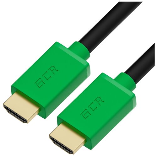 Кабель GCR HDMI - HDMI (GCR-HM401), 0.3 м, 1 шт., зеленый