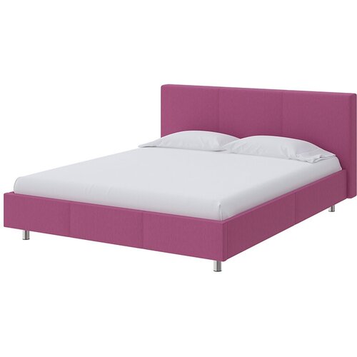 PROxSON Кровать Novo (Ткань: Рогожка Savana Berry (фиолетовый)) 160x200