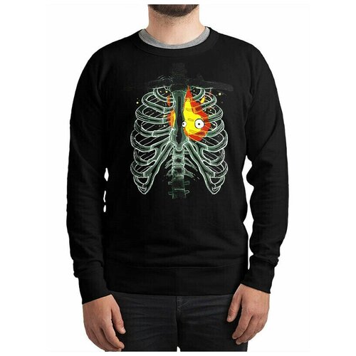 Свитшот DS Apparel, размер 48, черный