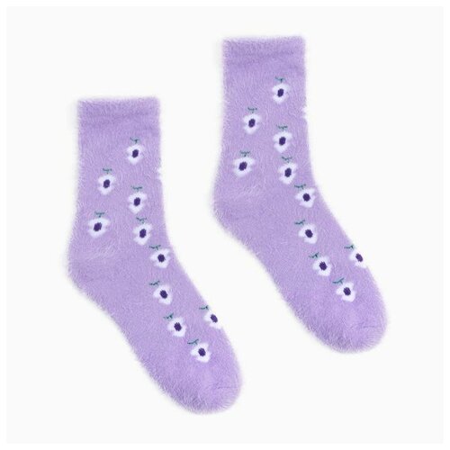 Носки , размер 36-39, фиолетовый