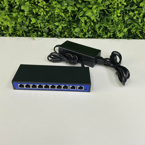 POE коммутатор 8+2, POE Switch 8FE POE+2FE (пое свитч)