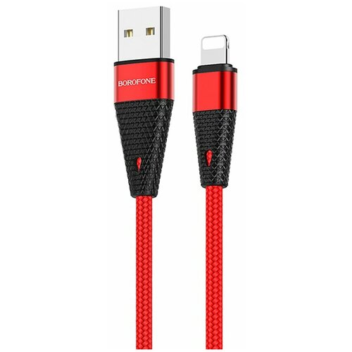 Кабель USB-Lightning Borofone BU10 Pineapple, цвет красный