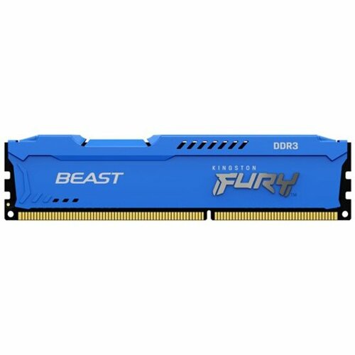 Оперативная память Kingston DDR3 4Gb 1600MHz pc-12800 FURY Beast Blue (KF316C10B/4)