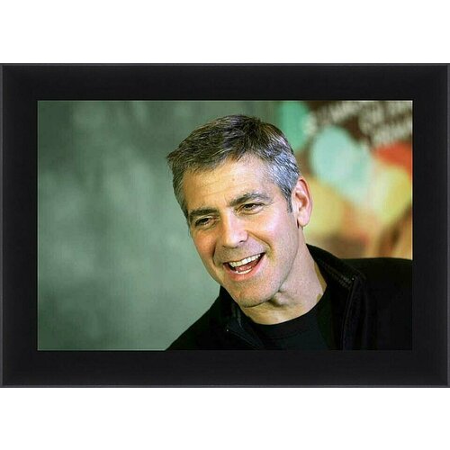 Плакат, постер на холсте Джордж Клуни-13. Размер 21х30 см