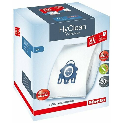 Мешок-пылесборник Miele Allergy GN XL-Pack 2 HyClean+фильтр HA50
