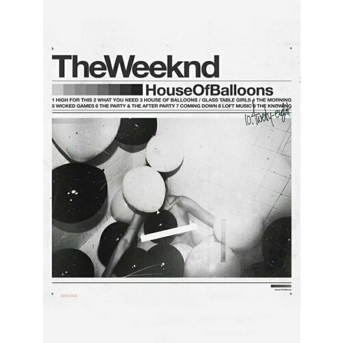 Плакат, постер на холсте The Weeknd-House Of Ballons/Викенд/музыкальные/поп исполнитель/артист/поп-звезда/группа. Размер 21 х 30 см