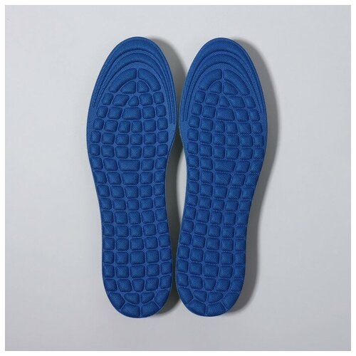 Стельки для обуви, универсальные, массажные, 41-46 р-р, пара, цвет синий./В упаковке шт: 1