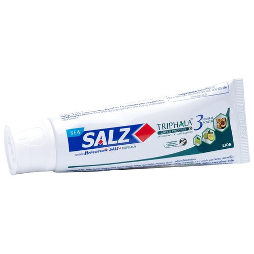 Зубная паста LION Salz Herbal с гипертонической солью и трифалой, 90 мл, 90 г