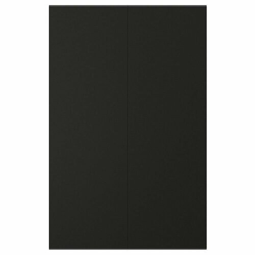 Дверца для напольного углового, 2 ШТ, антрацит IKEA кунгсбакка 25x80 см 003.549.11