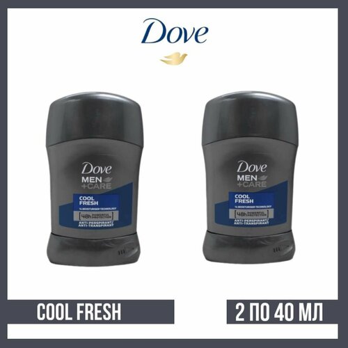 Комплект 2 шт. Антиперспирант-стик Dove Men Care 48 часов Cool Fresh, 2 шт. по 50 мл.