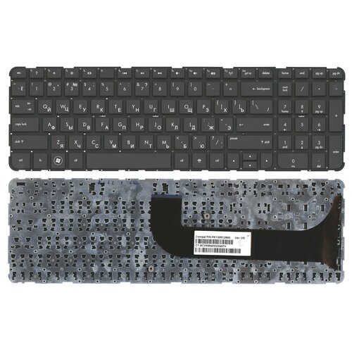 Клавиатура для ноутбука HP Envy m6-1173sf черная без рамки