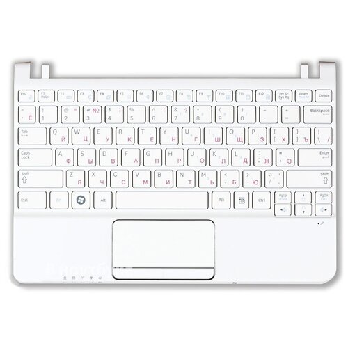 Клавиатура для ноутбука Samsumg BA59-02704D топ-панель белая