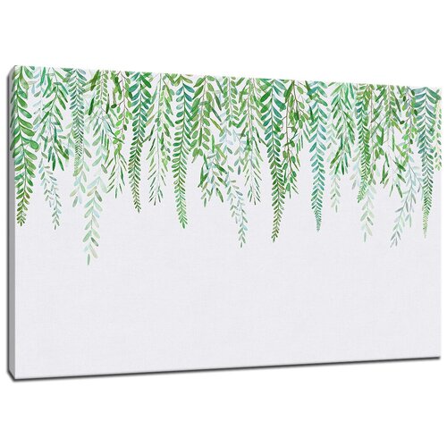 Картина Уютная стена "Свежие весенние листья" 100х60 см
