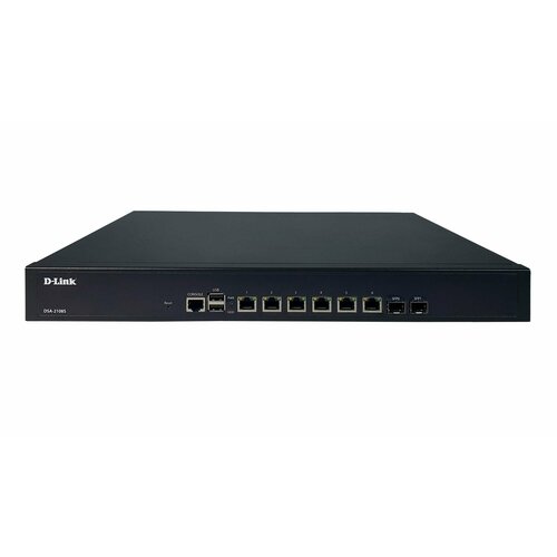 Сервисный маршрутизатор D-Link DSA-2108S/A1A, 6x1000Base-T WAN/LAN, 2x1000Base-X SFP WAN/LAN, 2хUSB